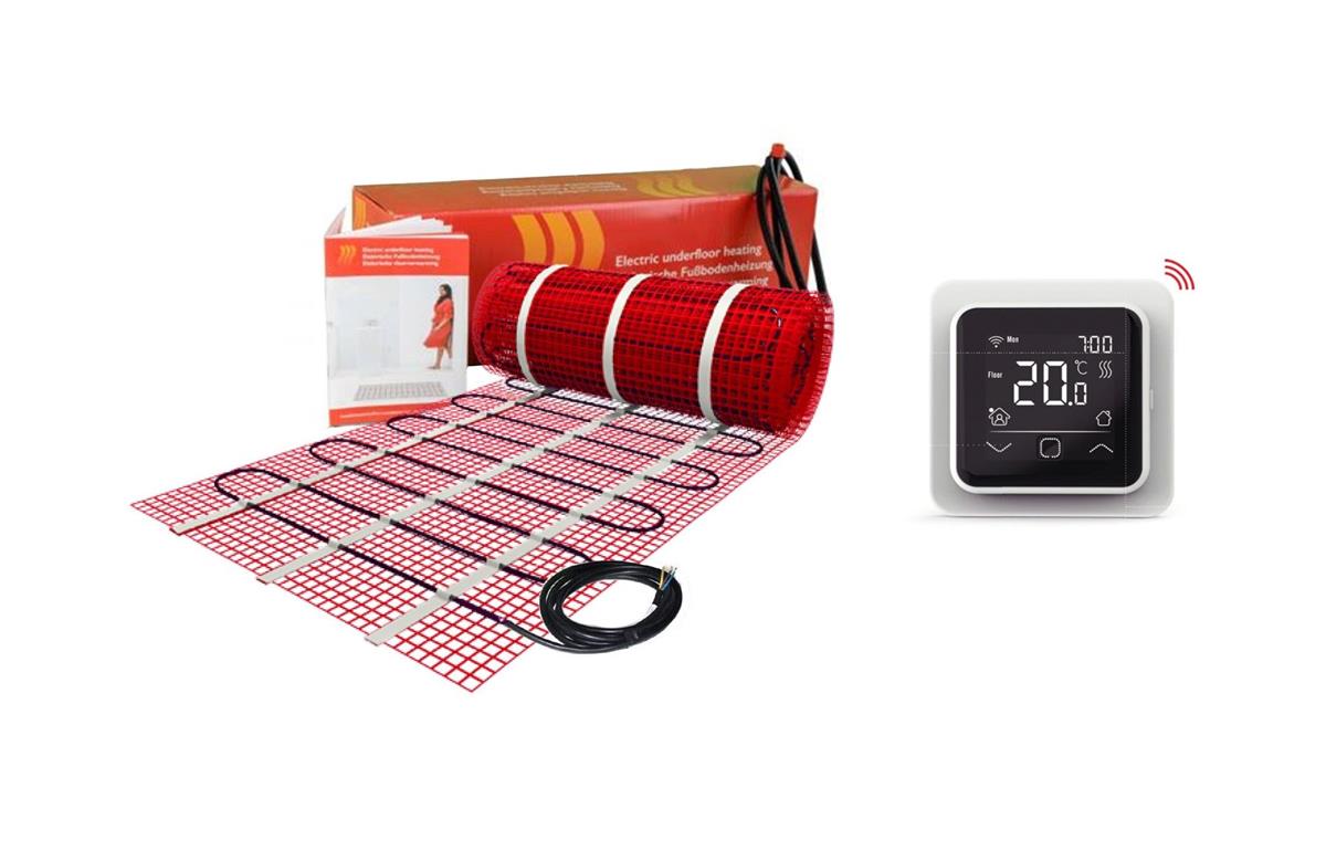Električno podno grijanje 3 m2 - neoTHERM EG + digitalni termostat TEG ...