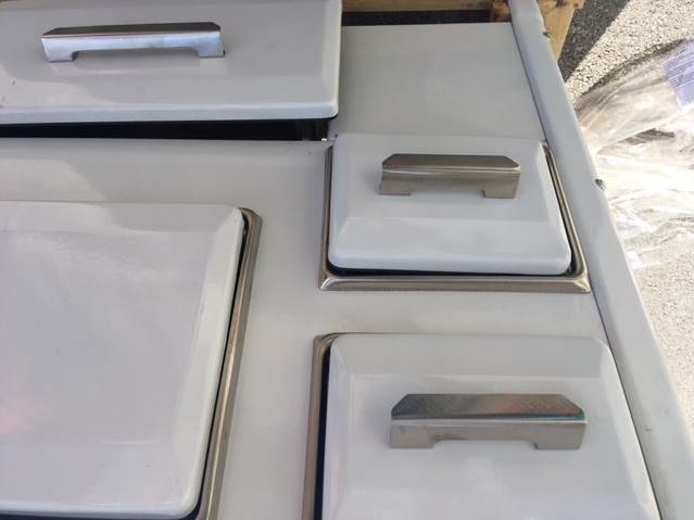 Štednjak na drva 11 kW - MBS 9 Smederevac - desni, bijeli - oštećenje*