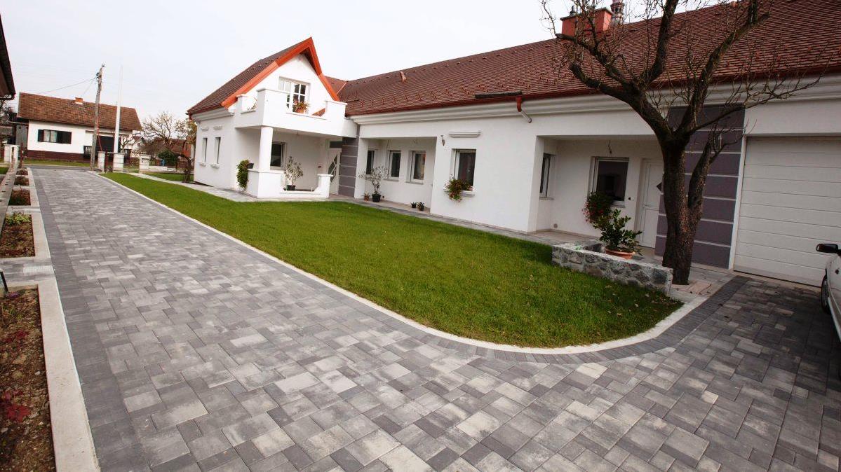 Betonski opločnik 6 cm - kombinirana forma - SEMMELROCK Rettango, sivo ...