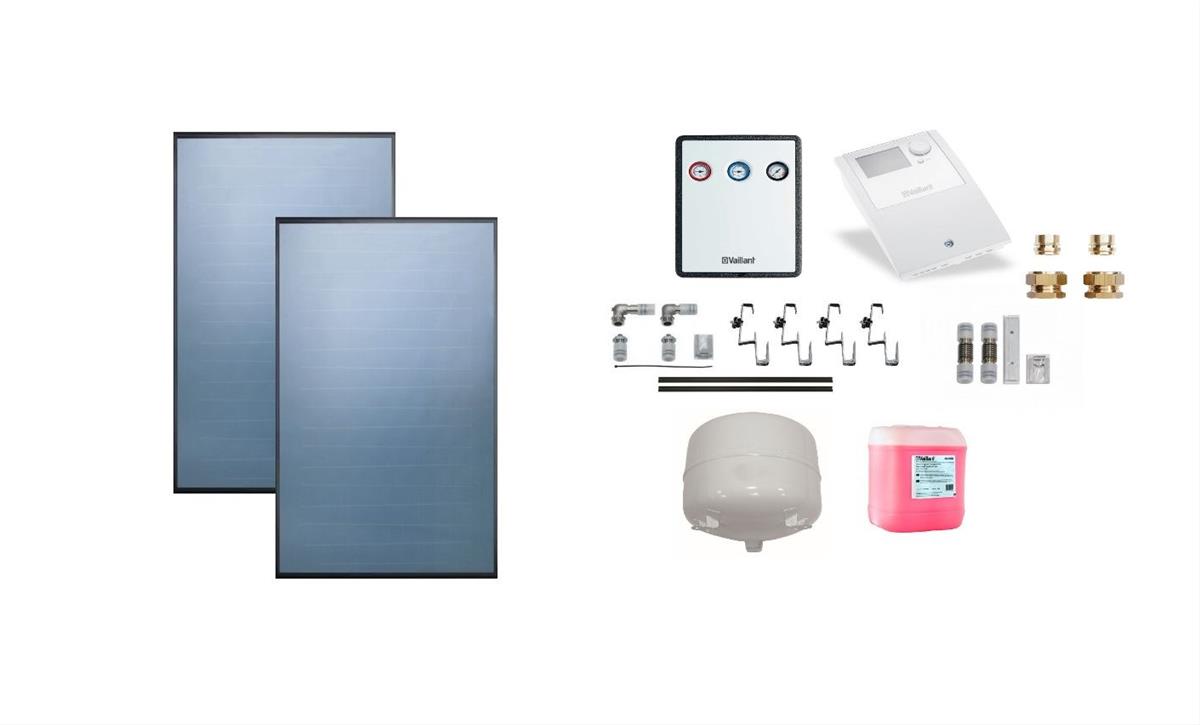 Solarni paket za toplu vodu, 2 kolektora - VAILLANT 300 Plus