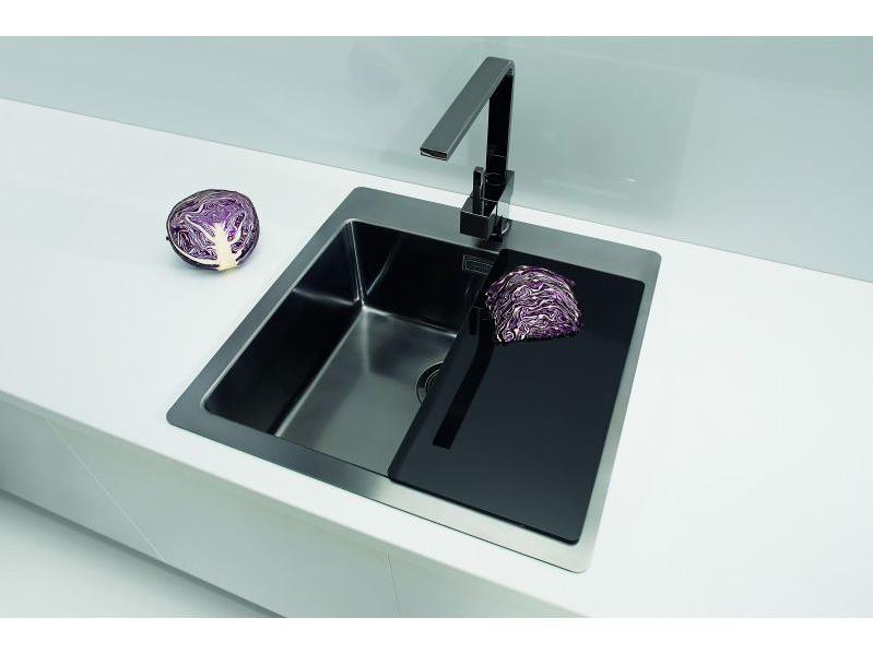 Sudoper inox 51,5 x 52,5 cm - ALVEUS Monarch Pure 30 Anthracite - antracit