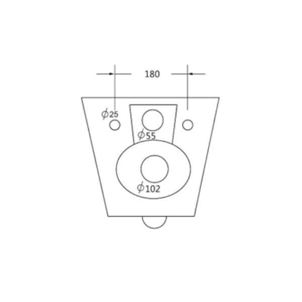 WC školjka - komplet s daskom - ARMAL Sirius Rimless Tornado Softclose