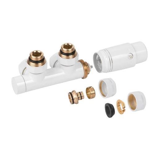 H-ventil za kupaonski radijator, termostatski kutni - set s termo ...