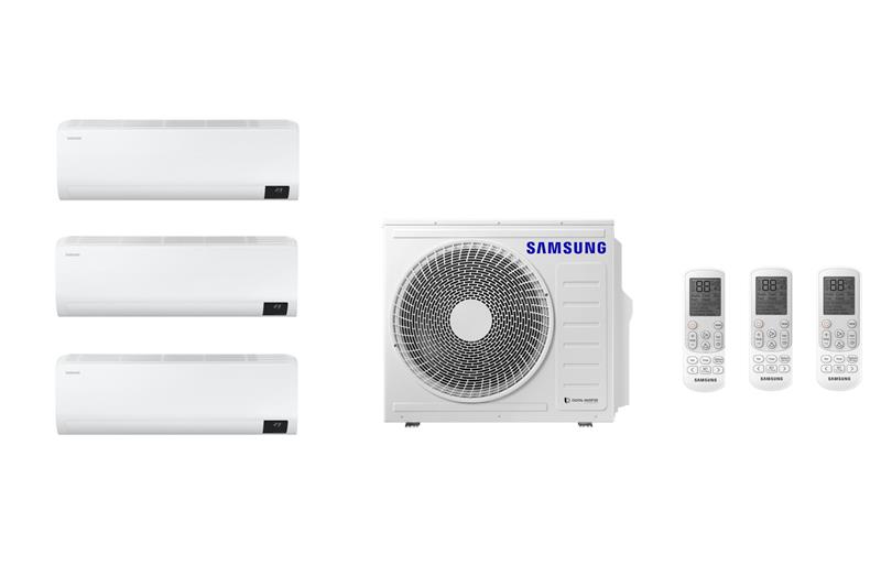 Klima uređaj s 3 unutarnje jedinice (2,5 + 2,5 + 2,5 kW) - SAMSUNG ...