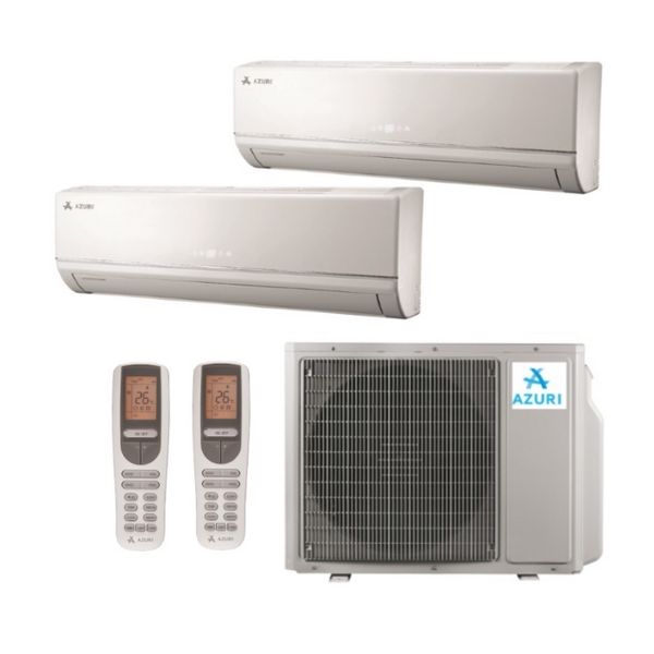 Klima uređaj s 2 unutarnje jedinice - AZURI, multi split - Wi-Fi