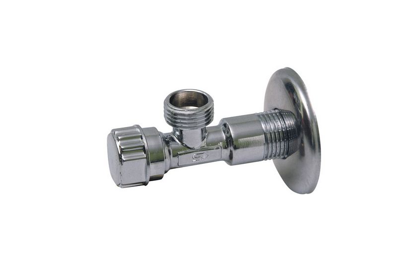 Ventil kutni za slavine i vodokotliće 1/2" - 3/8", obrtaj - SLOVARM