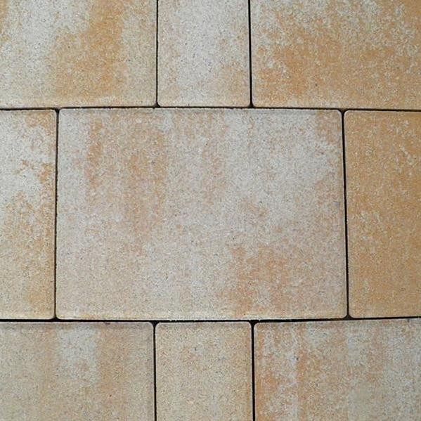 Betonski opločnik 6 cm - kombinirana forma - SEMMELROCK Rettango, sahara