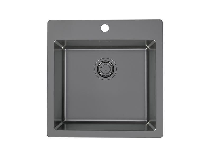 Sudoper inox 51,5 x 52,5 cm - ALVEUS Monarch Pure 30 Anthracite - antracit