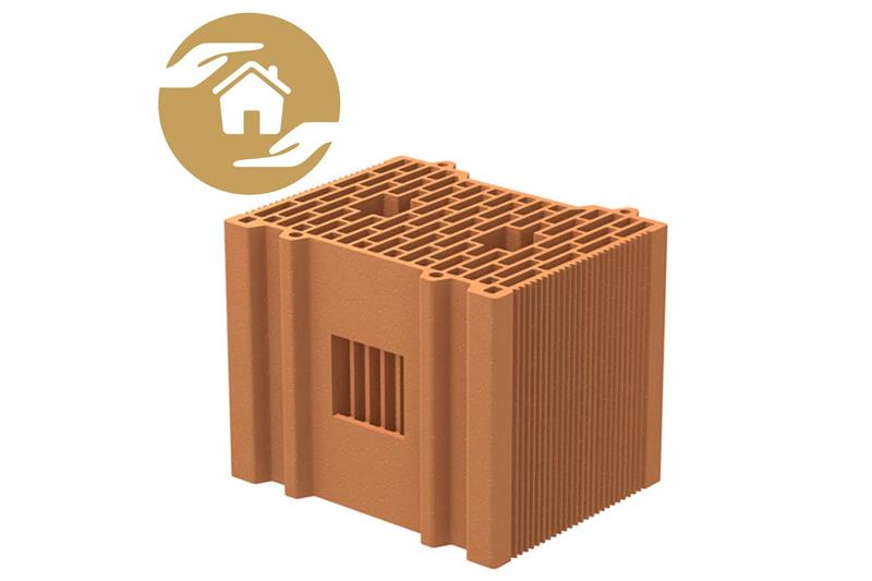 Opeka - termo blok 30 x 25 x 23,8 cm - WIENERBERGER Porotherm 30 S PLUS