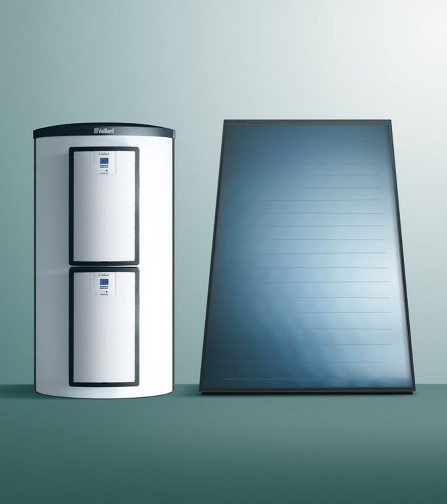 Solarni set, sustav 1500 L, 8 kolektora - VAILLANT allSTOR exclusive ...