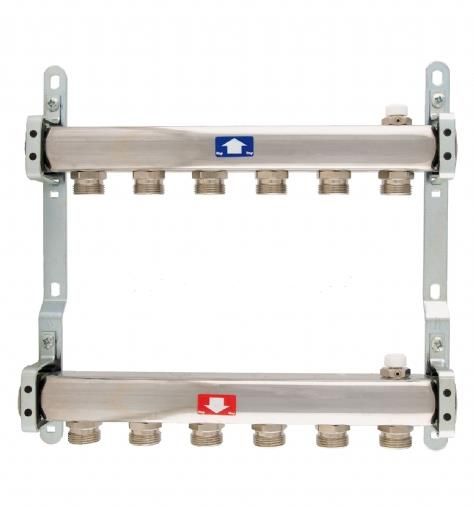 Razdjelnik za radijatorsko grijanje, 8 krugova - TTO