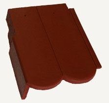 Rubni crijep TERRAN Rundo - lijevi, resistor, merlot