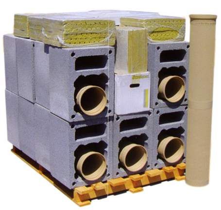 Dimnjak fi 20 cm, set 7 m - SCHIEDEL Advance - s ventilacijom