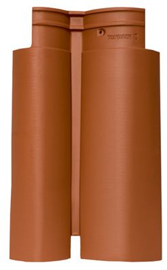 Rubni crijep TONDACH Venera - lijevi, engobirani, crveni